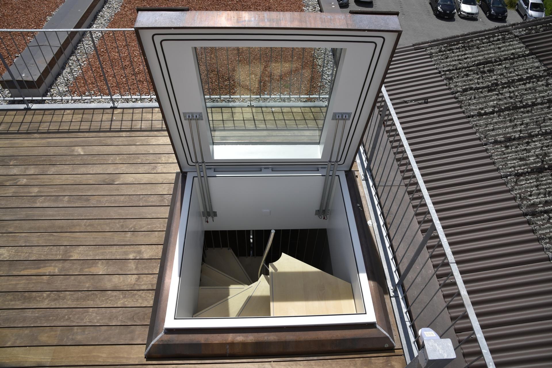 Flachdachausstieg - der bequeme Ausstieg aufs Flachdach